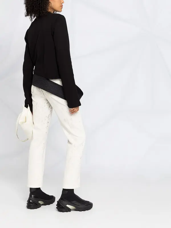 Rick Owens Asymmetric Long-sleeved Top