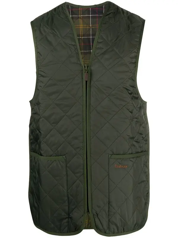 Barbour Quilted Reversible Gilet - Green