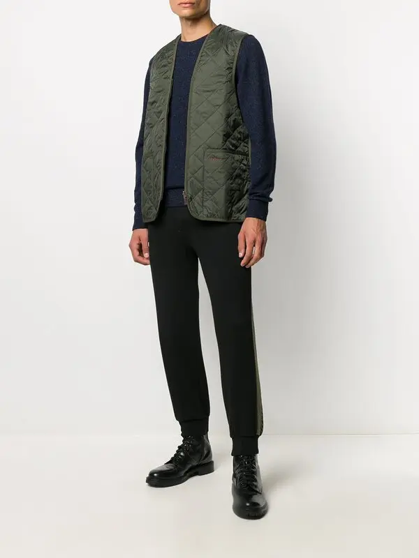 Barbour Quilted Reversible Gilet - Green