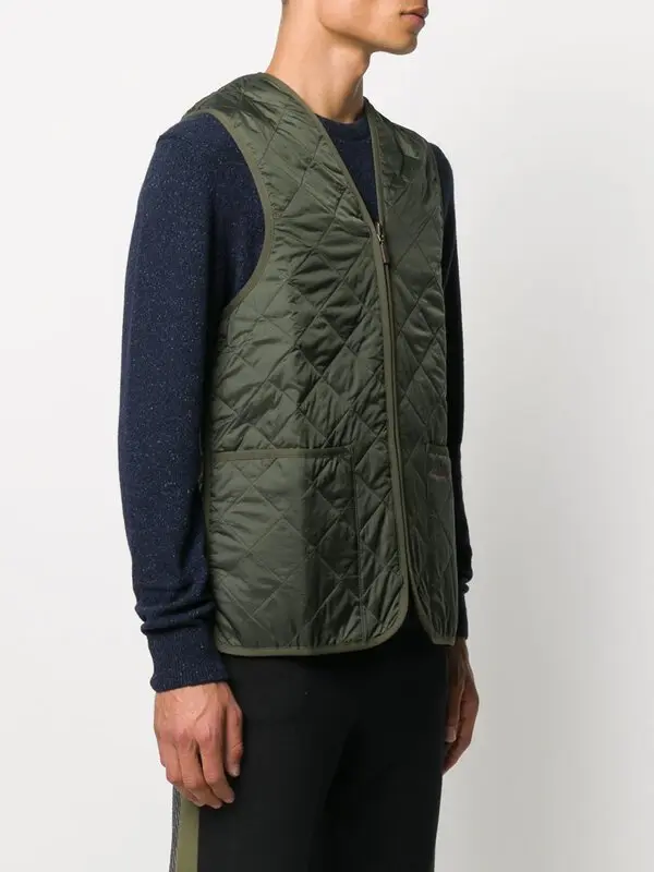 Barbour Quilted Reversible Gilet - Green