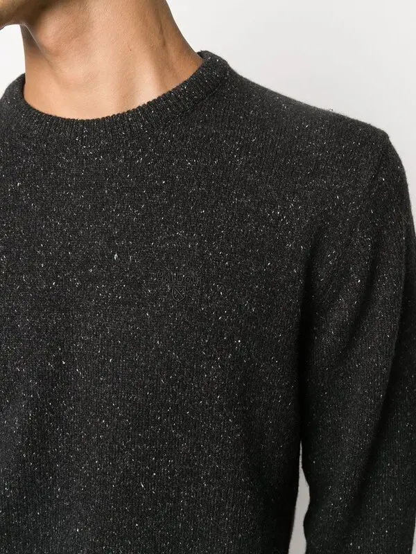 Barbour Embroidered Logo Jumper - Black