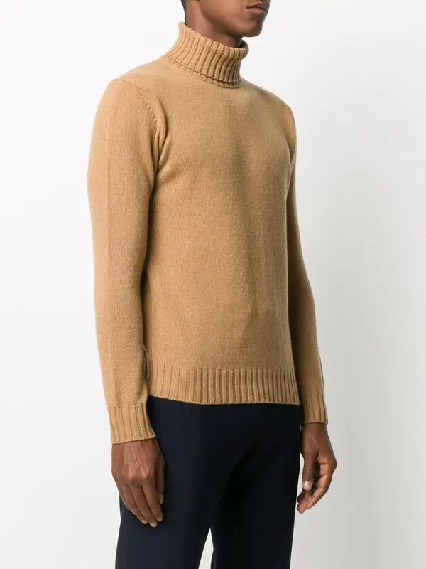DELL'OGLIO Long Sleeve Chunky Knit Jumper