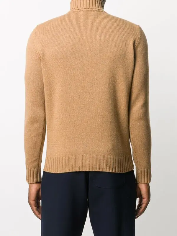 DELL'OGLIO Long Sleeve Chunky Knit Jumper