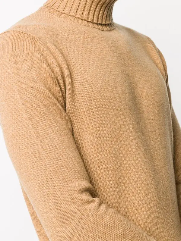 DELL'OGLIO Long Sleeve Chunky Knit Jumper