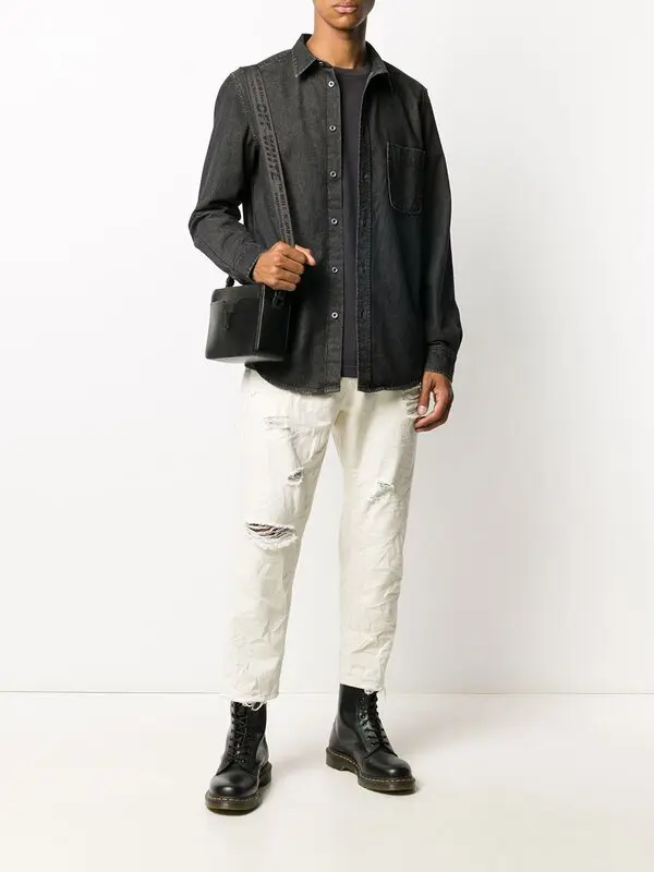 DIESEL® Logo Denim Shirt