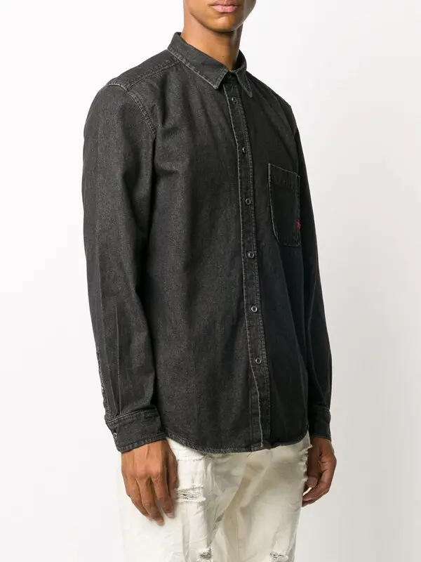 DIESEL® Logo Denim Shirt