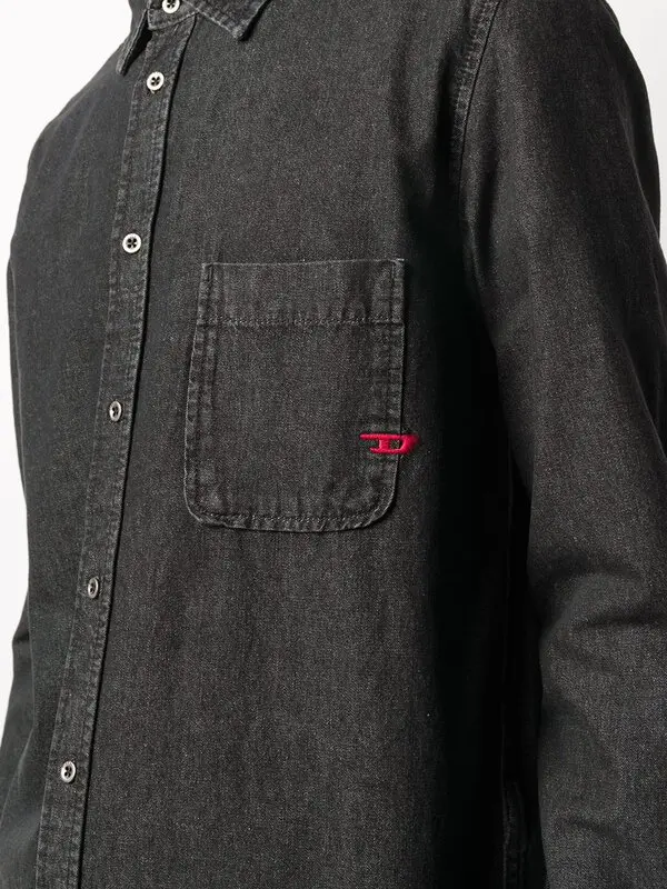 DIESEL® Logo Denim Shirt