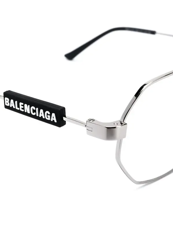 Balenciaga Logo Pilot Glasses