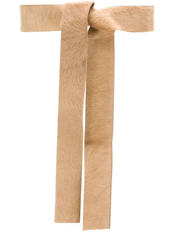 FORTE_FORTE Tie Fastening Waist Belt - Neutrals