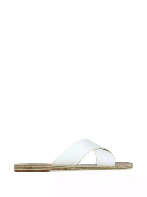ANCIENT GREEK SANDALS Thais Leather Sandals - White