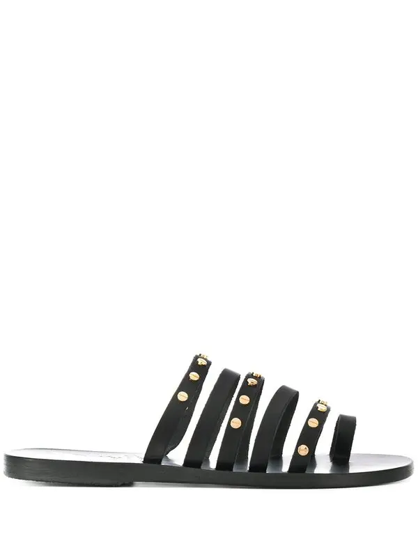 ANCIENT GREEK SANDALS Niki Nails Sandals - Black