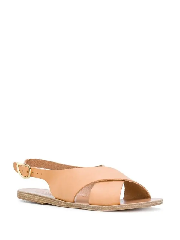 ANCIENT GREEK SANDALS Maria Flat Sandals - Neutrals