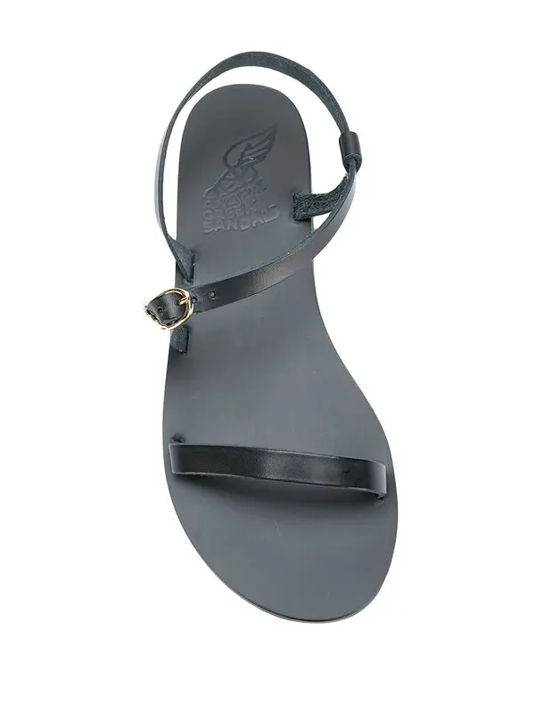ANCIENT GREEK SANDALS Niove Flat Sandals - Black