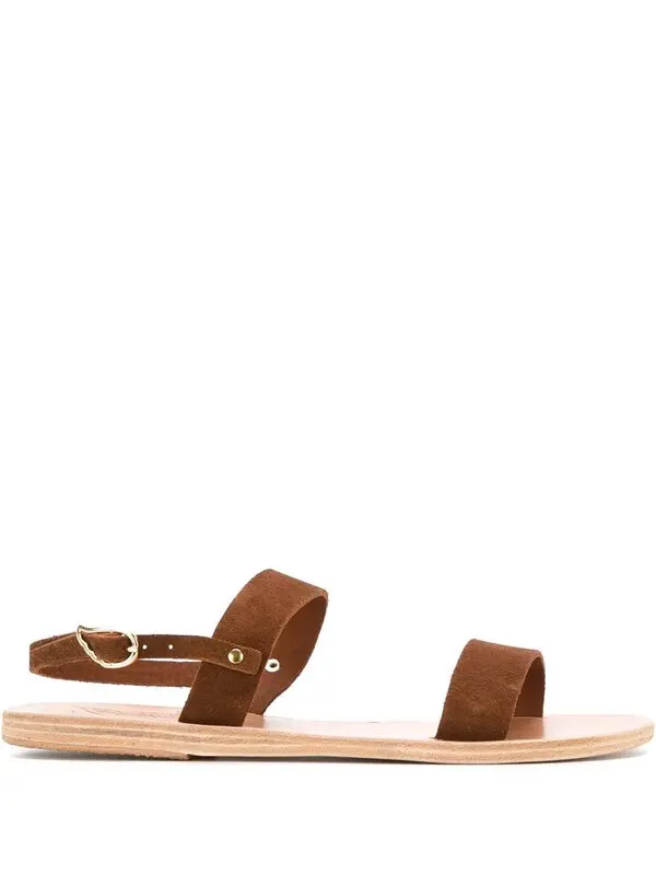 ANCIENT GREEK SANDALS Clio Flat Sandals - Brown