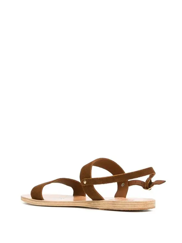 ANCIENT GREEK SANDALS Clio Flat Sandals - Brown