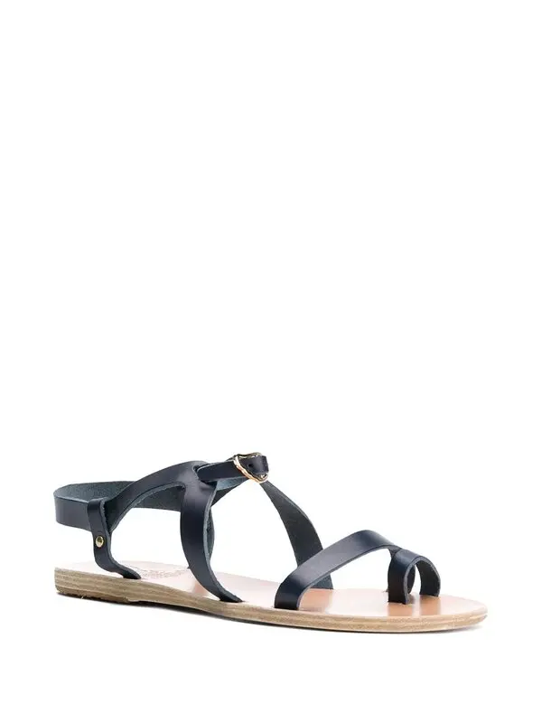 ANCIENT GREEK SANDALS Phoebe Flat Sandals - Blue