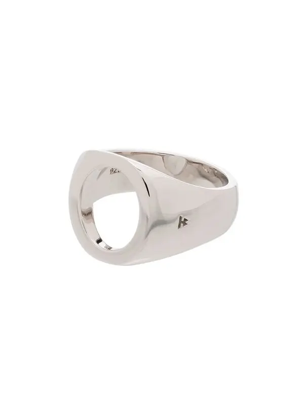 Tom Wood Sterling Oval Open Ring - Silver