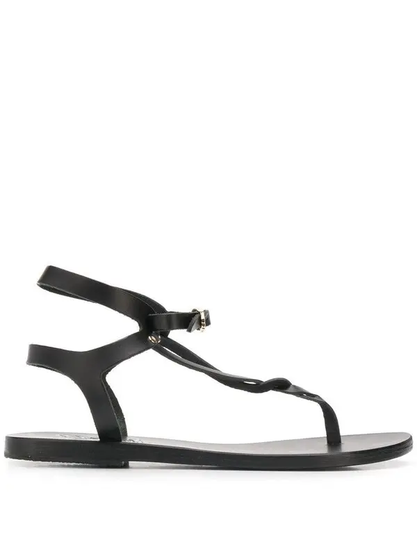 ANCIENT GREEK SANDALS Ismene Sandals - Black