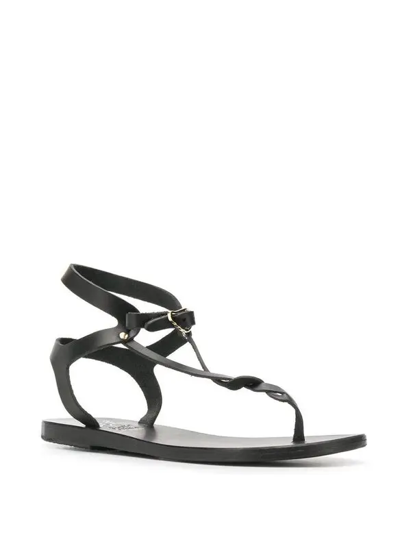 ANCIENT GREEK SANDALS Ismene Sandals - Black