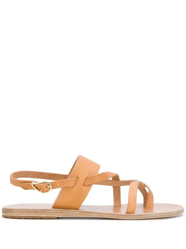 ANCIENT GREEK SANDALS Alethea Flat Sandals - Neutrals