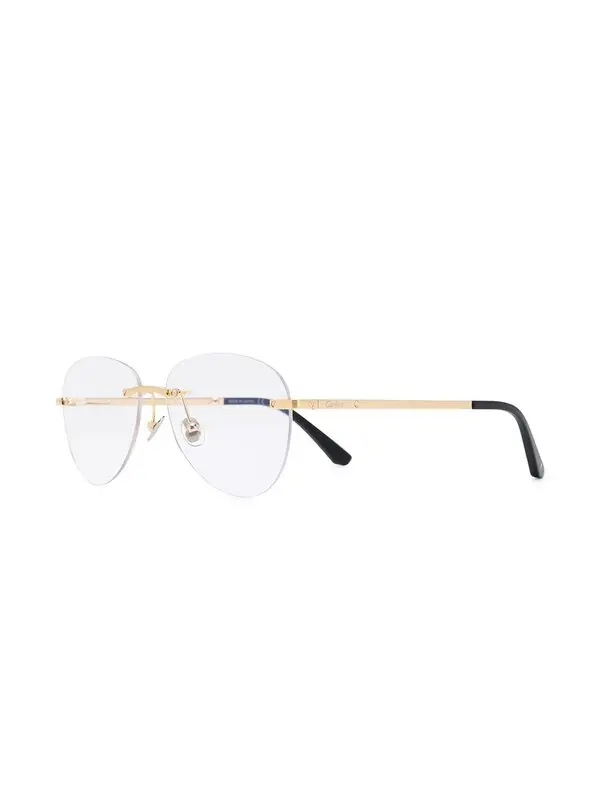 Cartier Pilot-frame Glasses