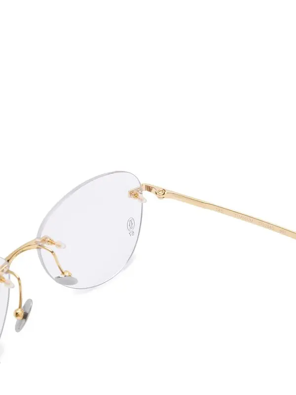 Cartier Pilot-frame Glasses