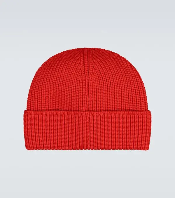 Canada Goose Arctic Disc Toque Ribbed Hat - Red | Editorialist display picture 1
