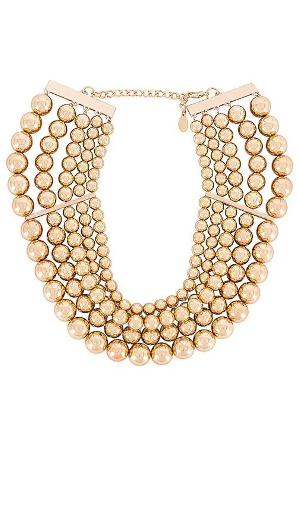 8 Other Reasons Amber Layered Necklace - Gold