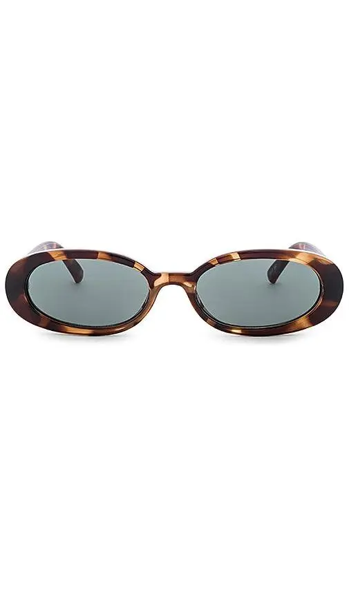 Le Specs Outta Love Sunglasses - Tort & Green