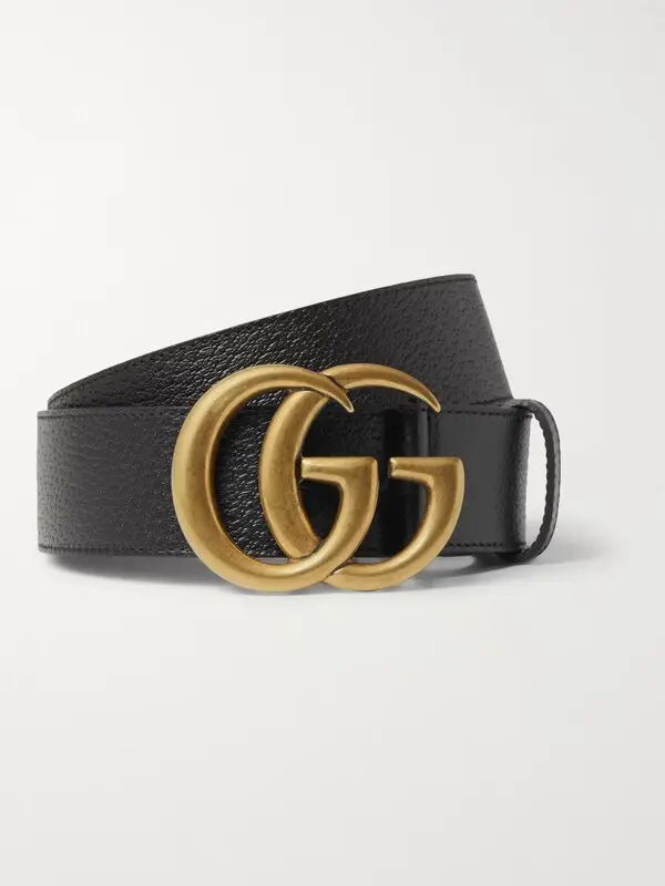 Gucci 4cm Full-grain Leather Belt