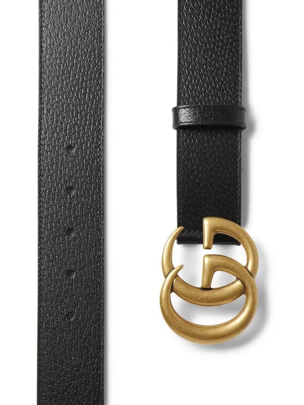 Gucci 4cm Full-grain Leather Belt