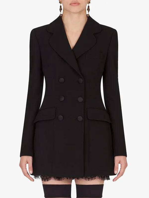 Dolce & Gabbana Longline Double-breasted Blazer