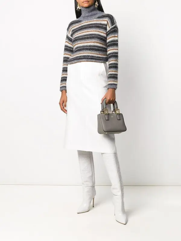 Fendi Mini Ff Motif Tote
