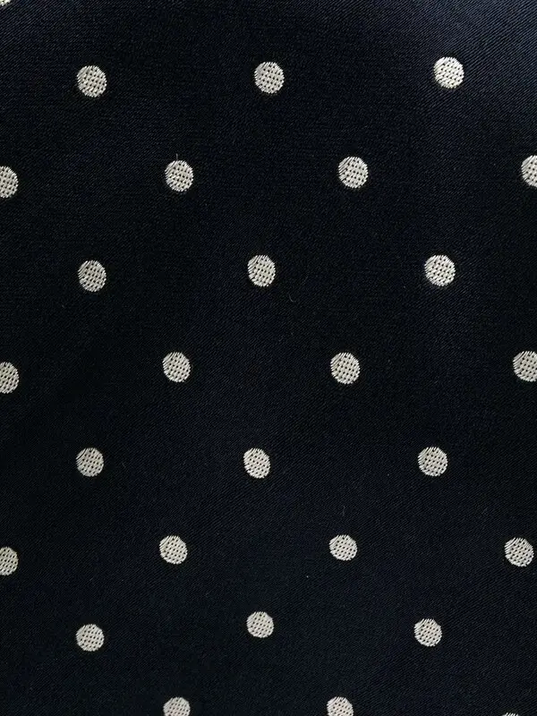 Ralph Lauren Purple Label Polka-dot Silk Neck Tie - Blue