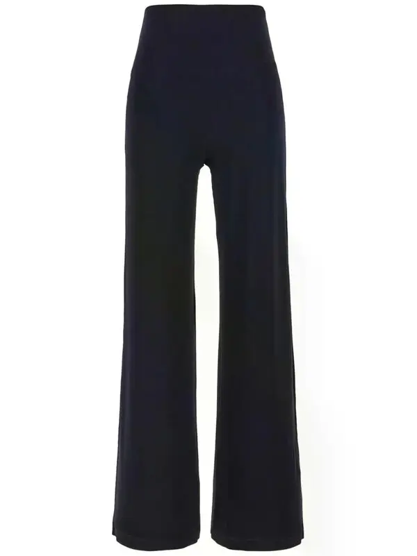 Norma Kamali High-waisted Palazzo Pants - Blue