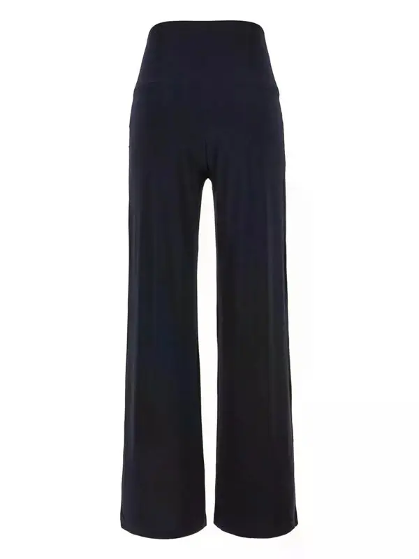 Norma Kamali High-waisted Palazzo Pants - Blue