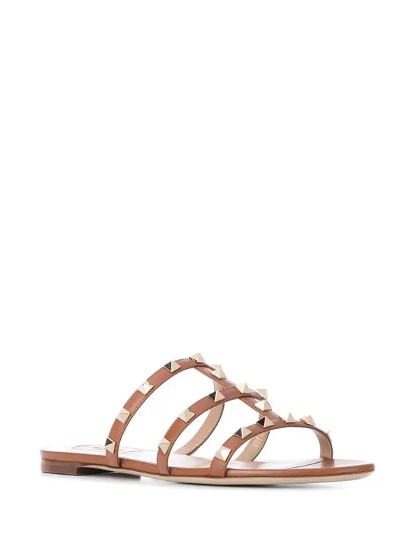 Valentino Garavani Rockstud Flat Slide Sandals