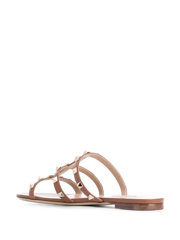 Valentino Garavani Rockstud Flat Slide Sandals
