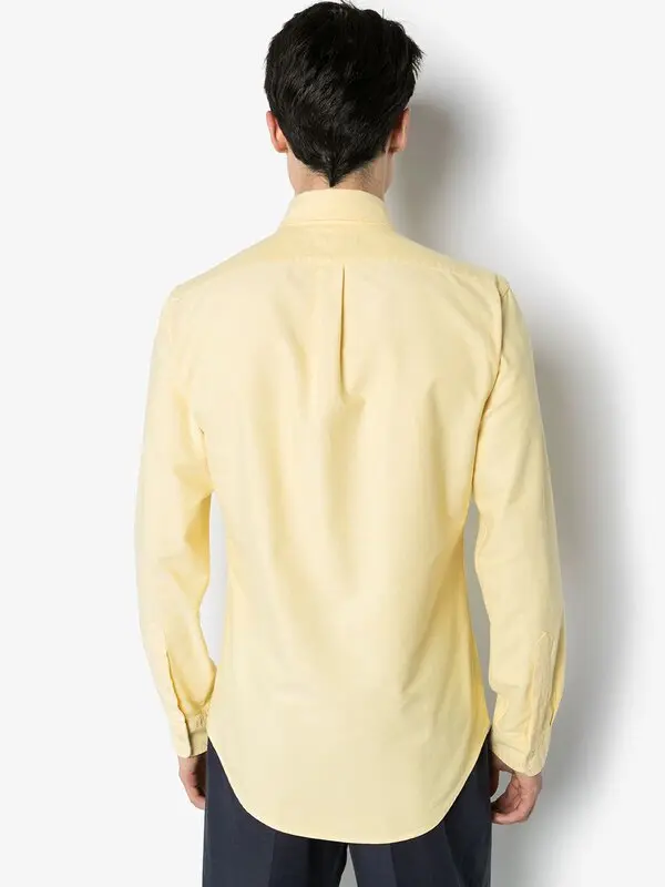 Polo Ralph Lauren Logo-embroidered Button-down Shirt - Yellow