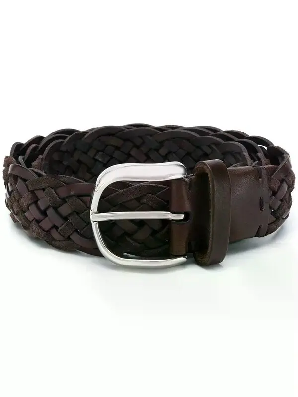 Brunello Cucinelli Woven Belt - Brown