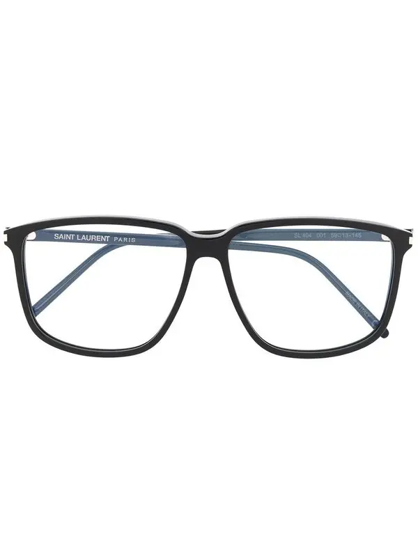 Saint Laurent Square Optical Glasses - Black