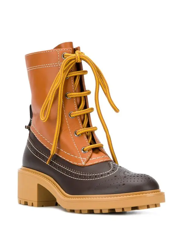Chloé Franne Combat Boots