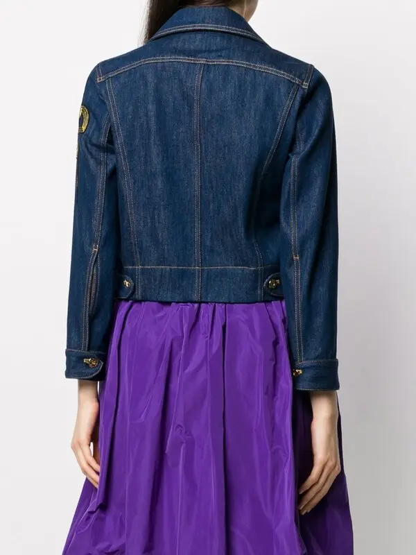Patou Logo-embroidered Denim Jacket