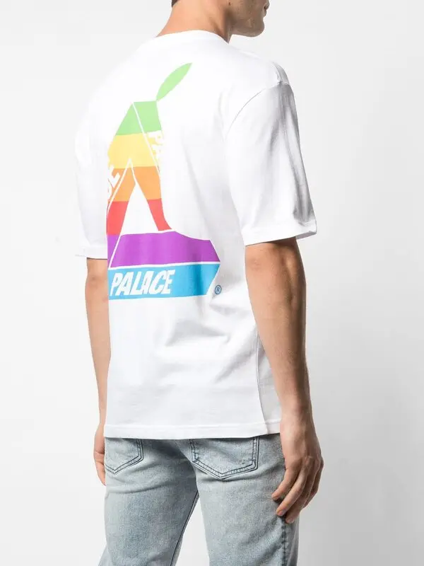 PALACE Jobsworth Logo-print T-shirt - White
