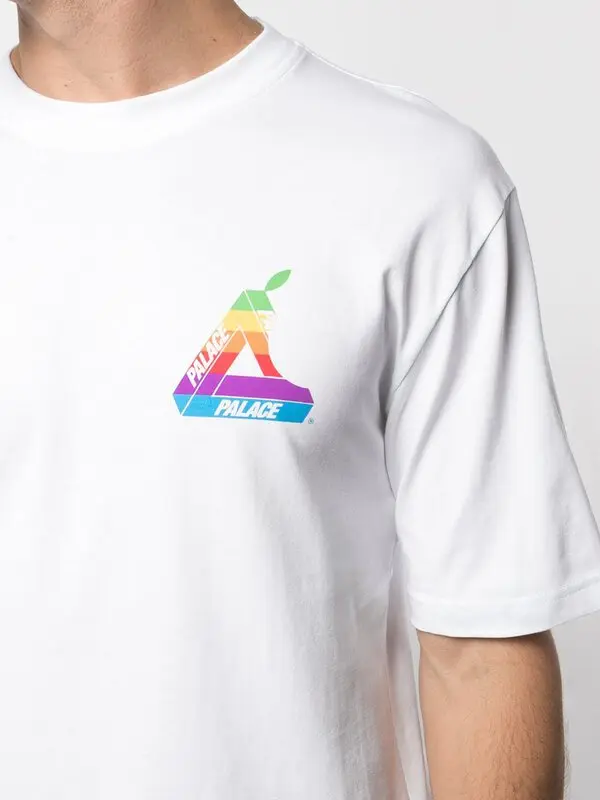 PALACE Jobsworth Logo-print T-shirt - White