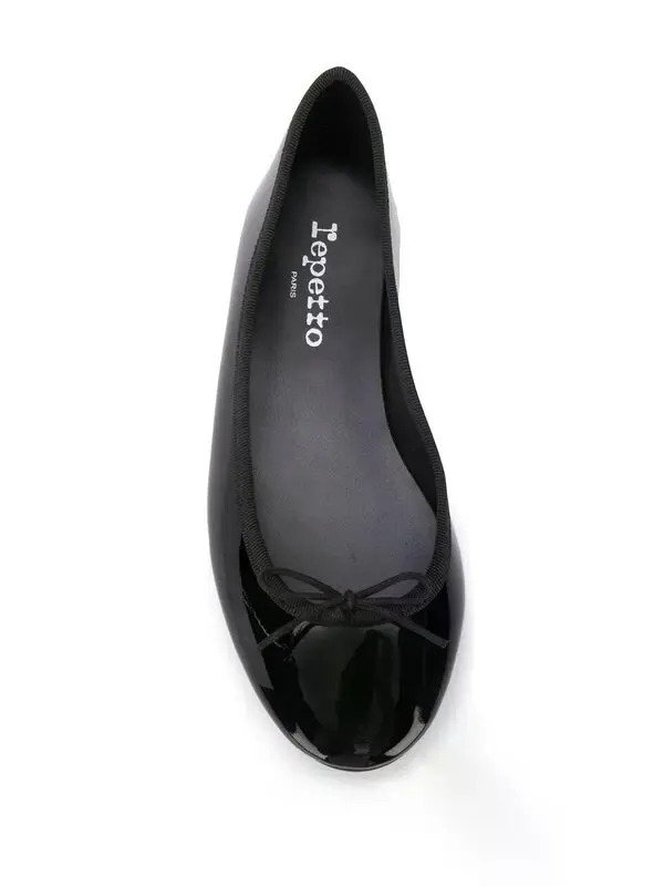 Repetto Bow Detail Ballerina Shoes - Black