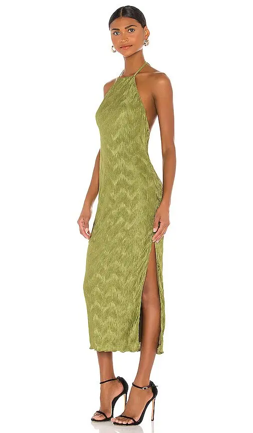 House Of Harlow 1960 X Frederick Dress - Olive Green