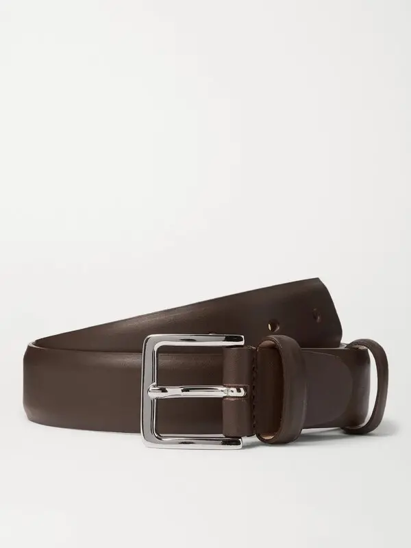 Mr P. Leather Belt - Brown