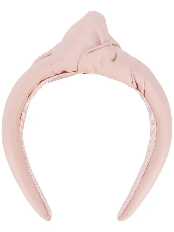 Red Valentino Knot Headband - Pink
