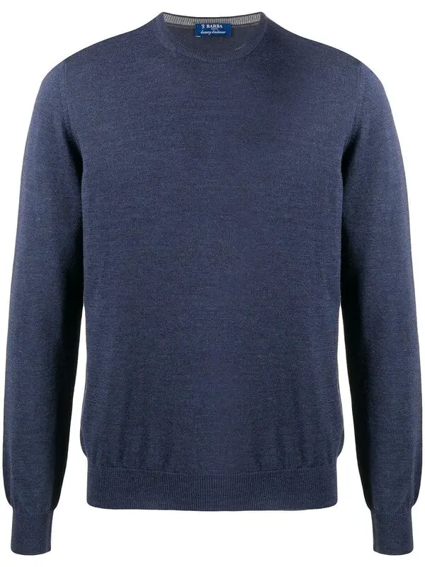 BARBA NAPOLI Virgin Wool Crewneck Jumper